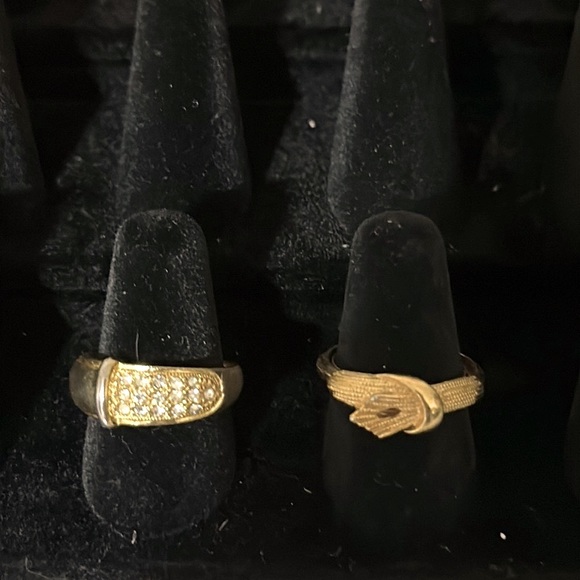 Avon | Jewelry | Estate Jewelry Vintage Avon Gold Tone Rings | Poshmark